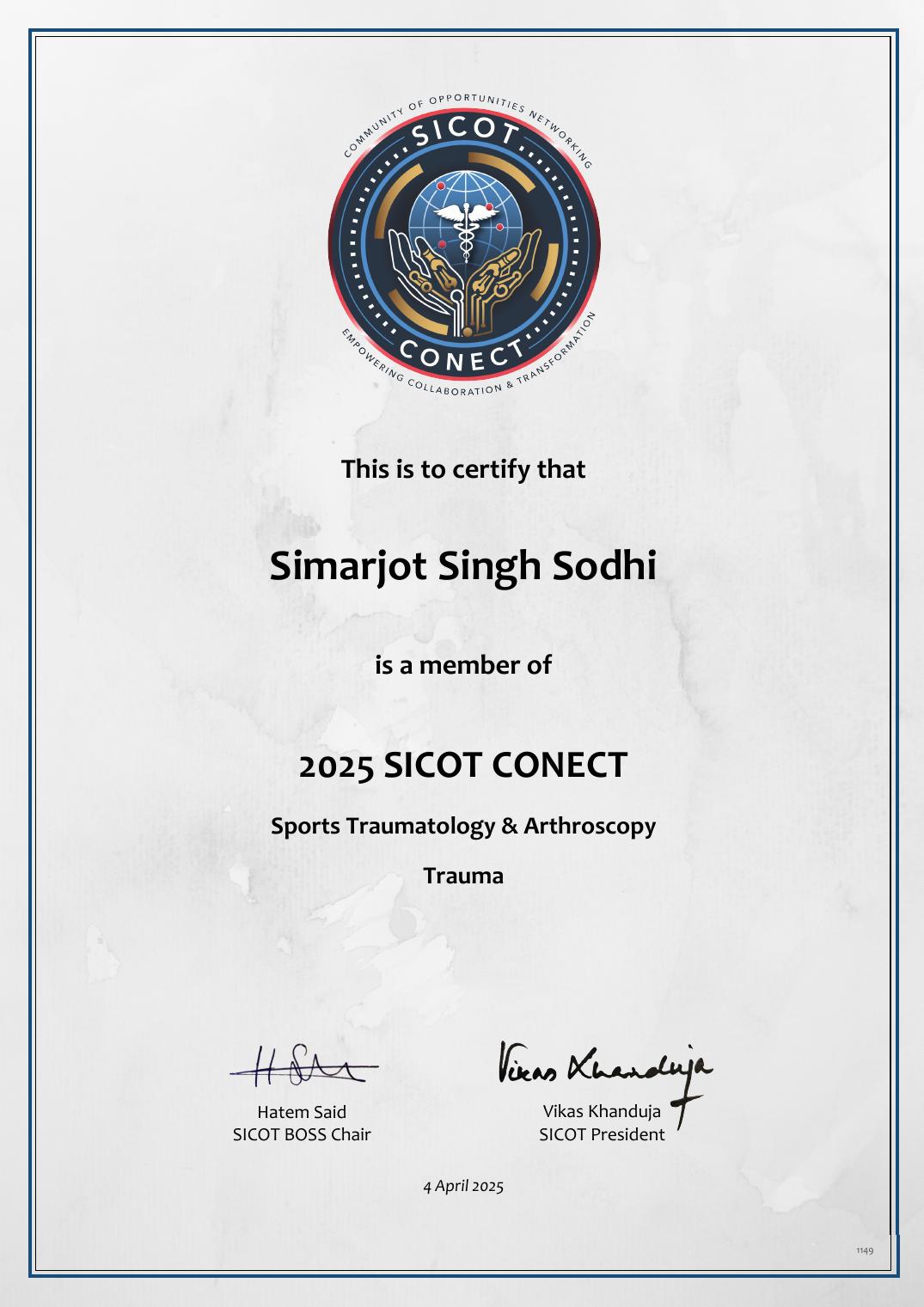 Best Orthopedic Surgeon in Jalandhar | Dr. Simarjot Singh Sodhi